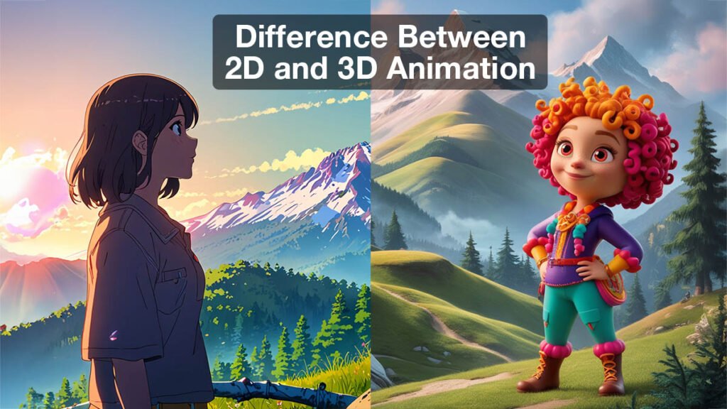 Difference Between 2D and 3D Animation